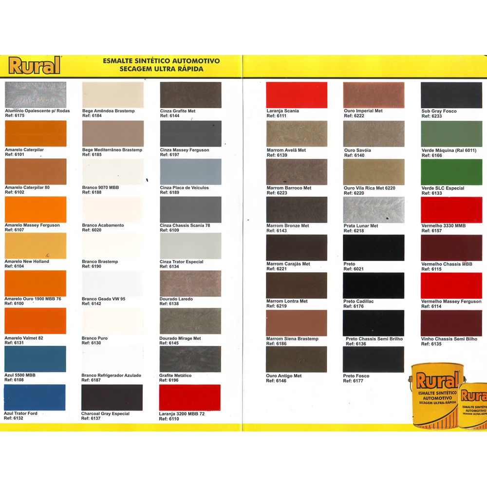 Tinta Rural Sintética Marrom Barroco Met 900ml - maxitintas